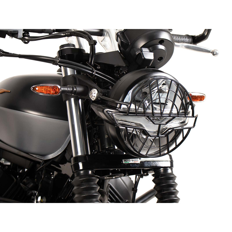 Hepco & Becker 700.559 00 01 Headlight Guard for Moto Guzzi V9 Bobber ...