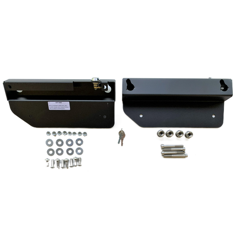 Leather Works INSCO14 Quick Mount Brackets for Indian Scout (2014-2024 ...