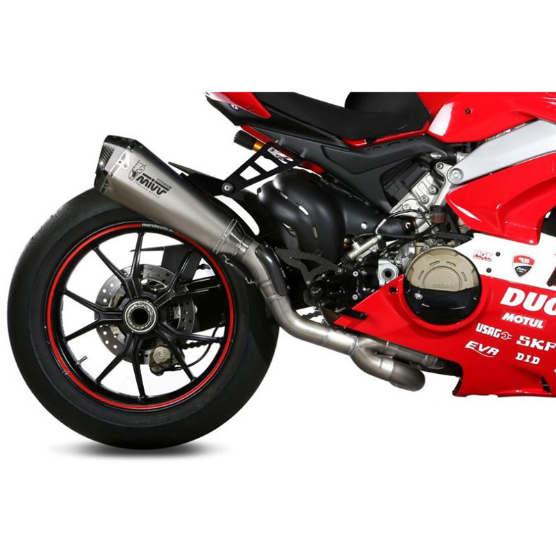 Mivv R.DU.0003.SDRT Evo Full Exhaust, Titanium for Ducati Panigale V4 '18-'22 | Accessories ...
