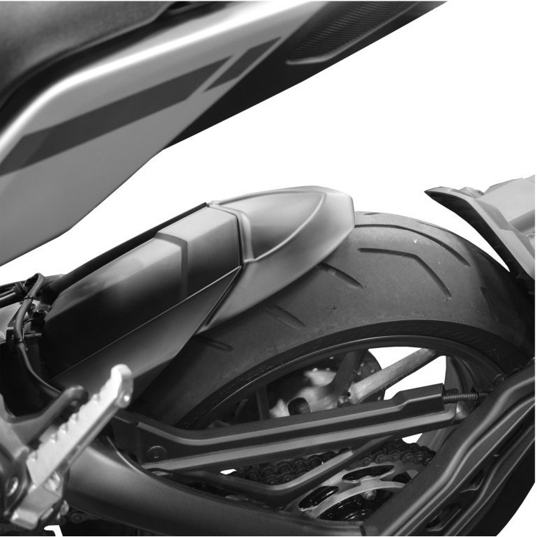 Puig 0016J Rear Fender Extension, Black for Yamaha MT-09 (2017-2020 ...