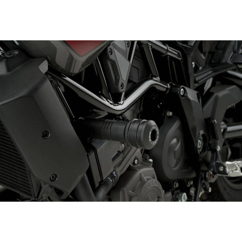 Puig 20463N Vintage 2.0 Frame Sliders, Black for Indian FTR1200 (2019 ...