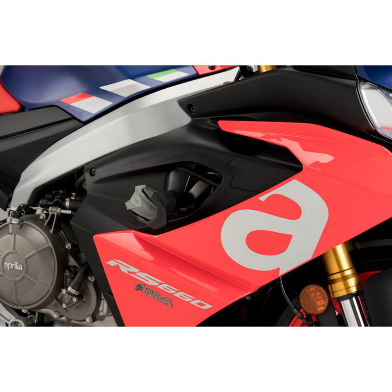 Puig 20606N R19 Frame Sliders, Black for Aprilia RS660 (2021 ...
