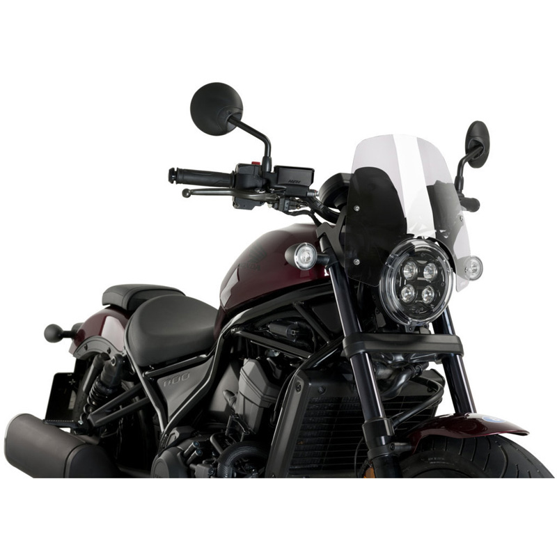 Puig 20819W New Generation Sport Windshield for Honda Rebel 1100 (2021 ...