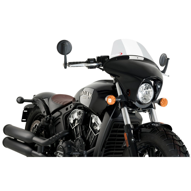 Puig 21074W Batwing SML Touring Windshield for Indian Scout Bobber ...