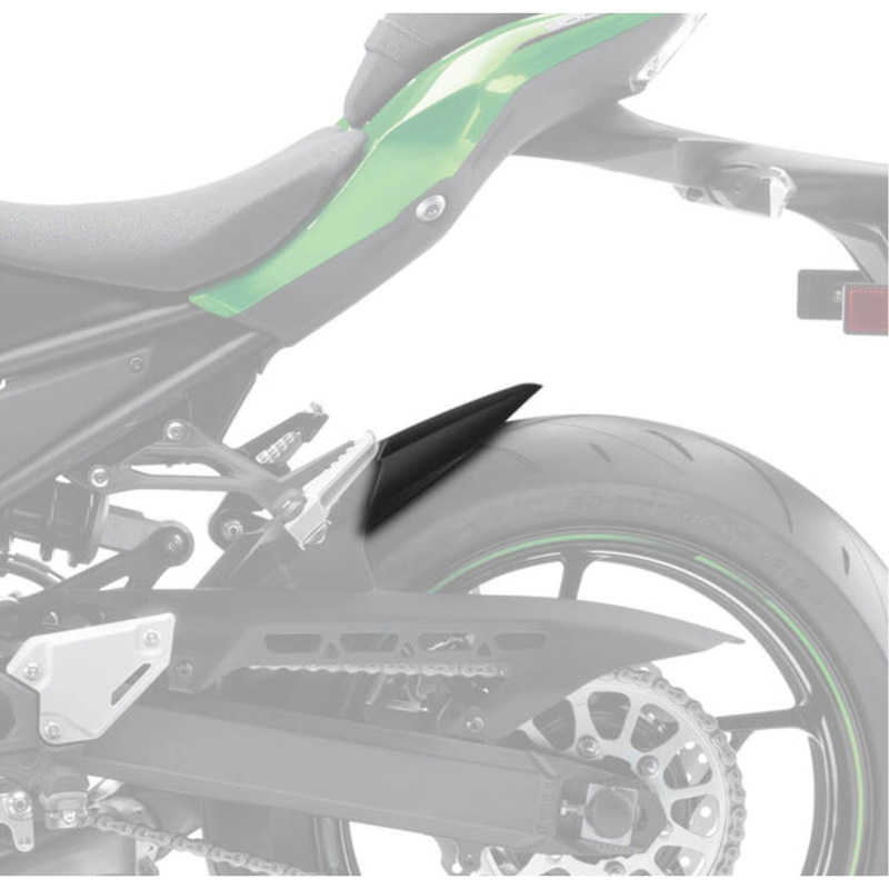 Puig 21159J Rear Fender Extension, Matte Black for Kawasaki Z H2 '20 ...