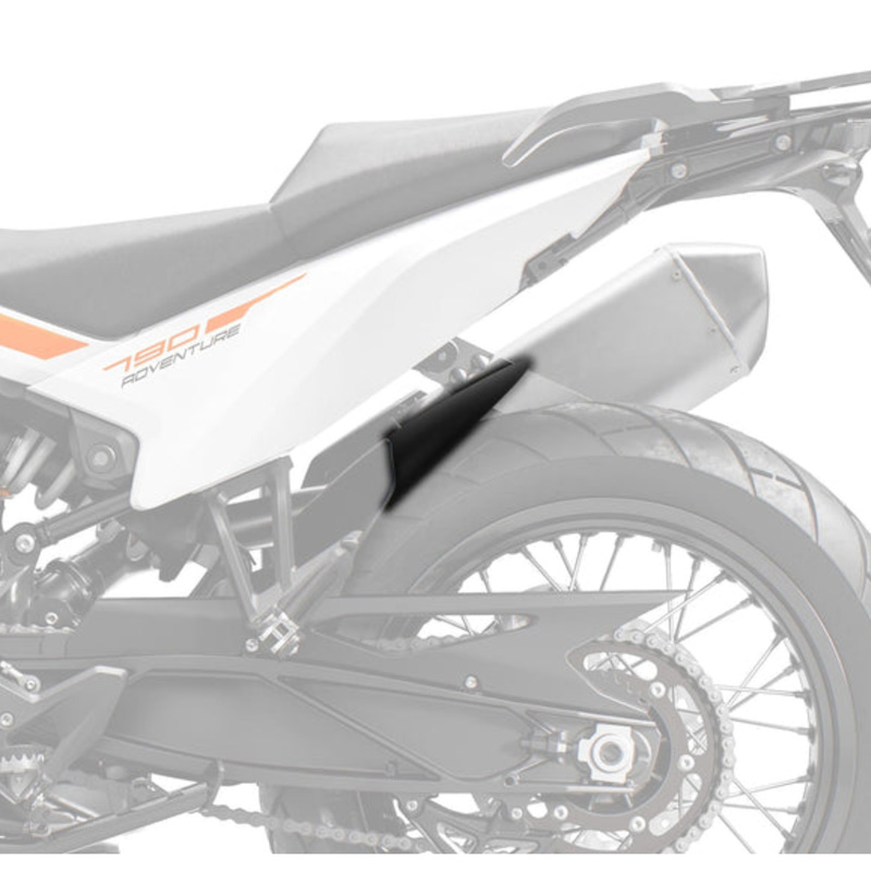 Puig 21160J Rear Fender Extension, Matte Black for KTM 790/890 ...