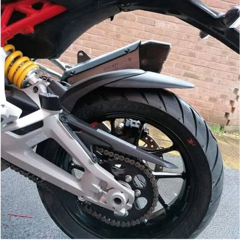 Puig 21256J Rear Fender Extension, Black for Ducati Multistrada V4/V4S ...