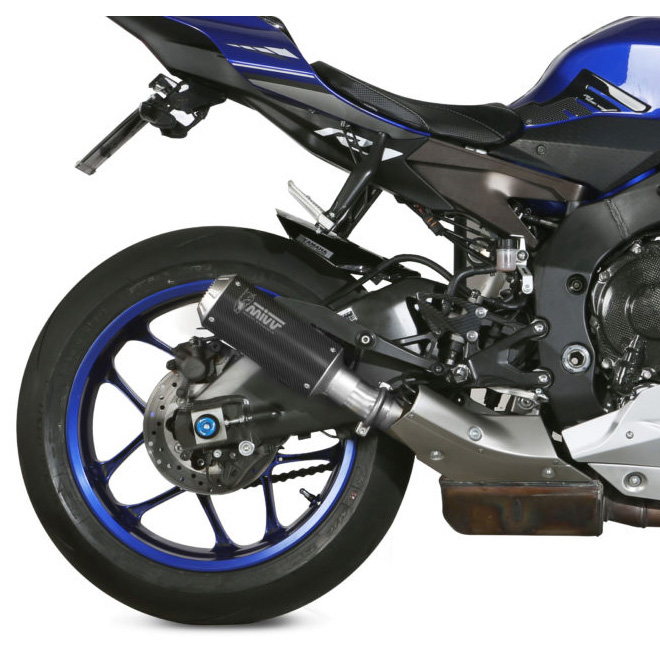 Mivv Y.050.LM3C MK3 Slip-on Exhaust, Carbon for Yamaha YZF-R1 (2015 ...