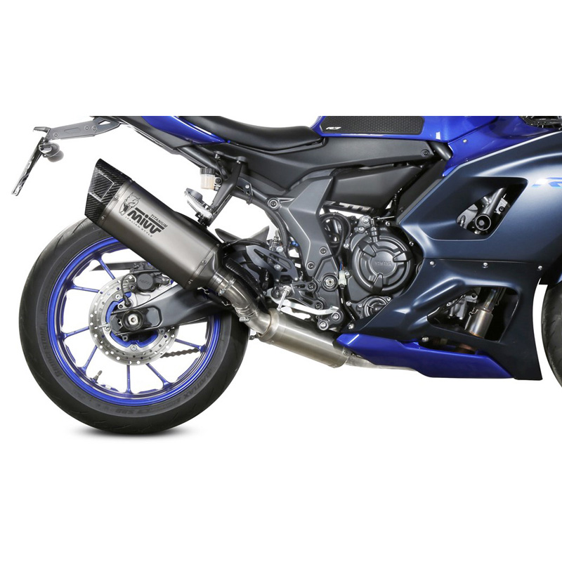 Mivv Y.071.LR1T SR-1 Full Exhaust, Titanium for Yamaha YZF-R7 (2021 ...