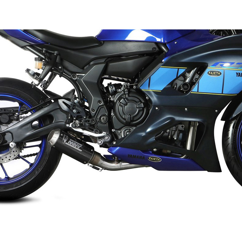Mivv Y.072.SM3C MK3 Full System Exhaust, Carbon for Yamaha YZF-R7 (2021 ...