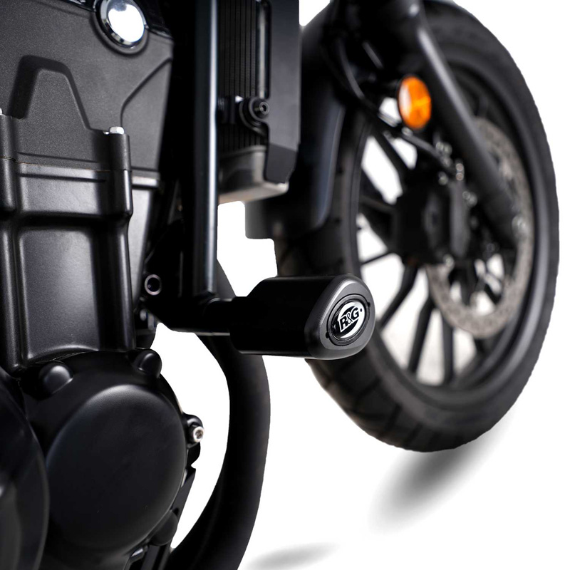 R&G CP0508BL Aero Style Crash Protectors for Honda CMX500 Rebel & CL500 ...