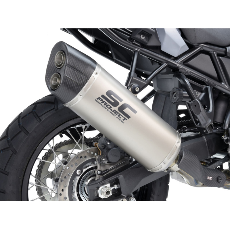 SC-Project S22-86T Adventure Slip-on Exhaust, Titanium for Suzuki V ...
