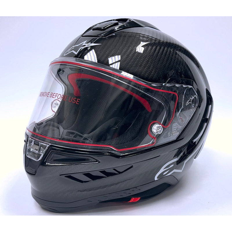 Alpinestars Supertech R10 Solid Helmet, Carbon Black | Accessories ...
