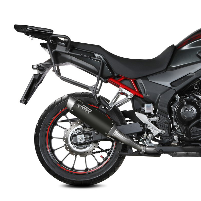 Mivv H.084.LXBP GP Pro Slip-on Exhaust, Black Stainless for Honda ...