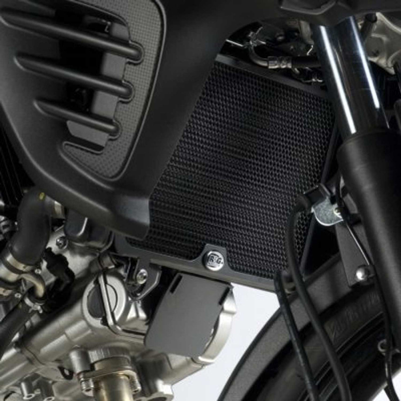 R&G RAD0112BK Radiator Guard for Suzuki V-Strom DL650 and V-Strom 650XT ...