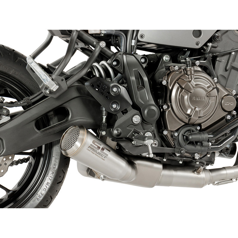 SC-Project Y27-C21A70S Conic Full Exhaust, Stainless Steel for Yamaha ...