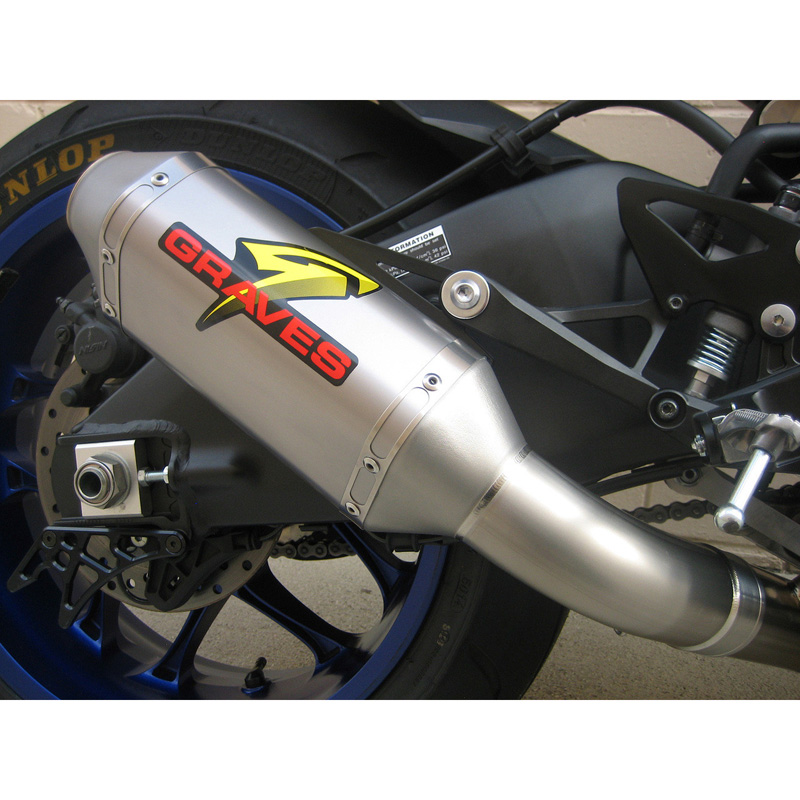 Graves EXY-15R1-CETT-2 Short Cat Eliminator Titanium Exhaust System for ...