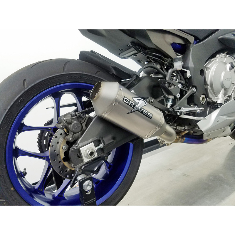 Graves EXY-17R1-CVTT Cat Eliminator Exhaust, Valve Type-R, Titanium for ...