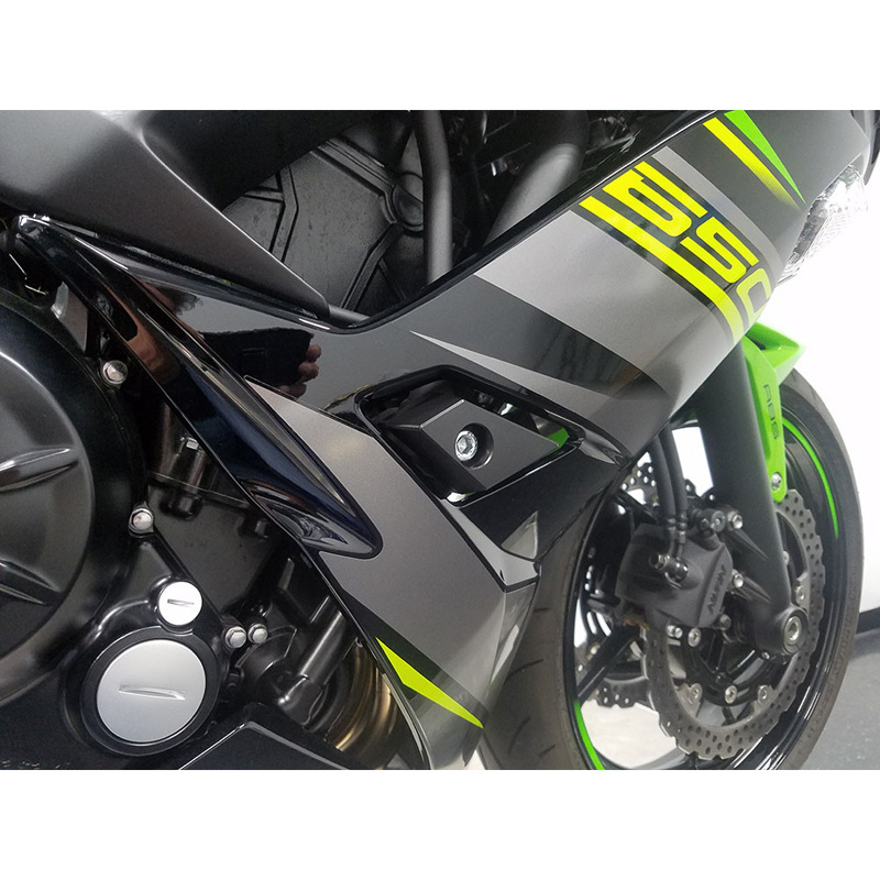 Graves FSK-18Z650-K Diamond No Cut Frame Sliders for Kawasaki Ninja 650 ...