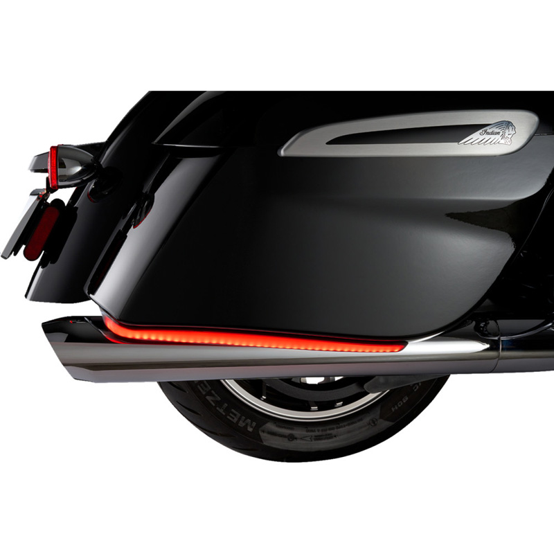 Ciro 46255 Machete LED Bag Lights, Red Lens for Indian models ...