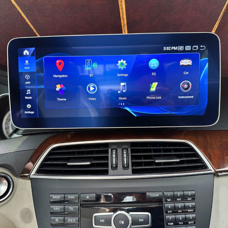 DMP Pro 685 Android Screen for Mercedes-Benz C-Class W204 Facelift 2011 ...