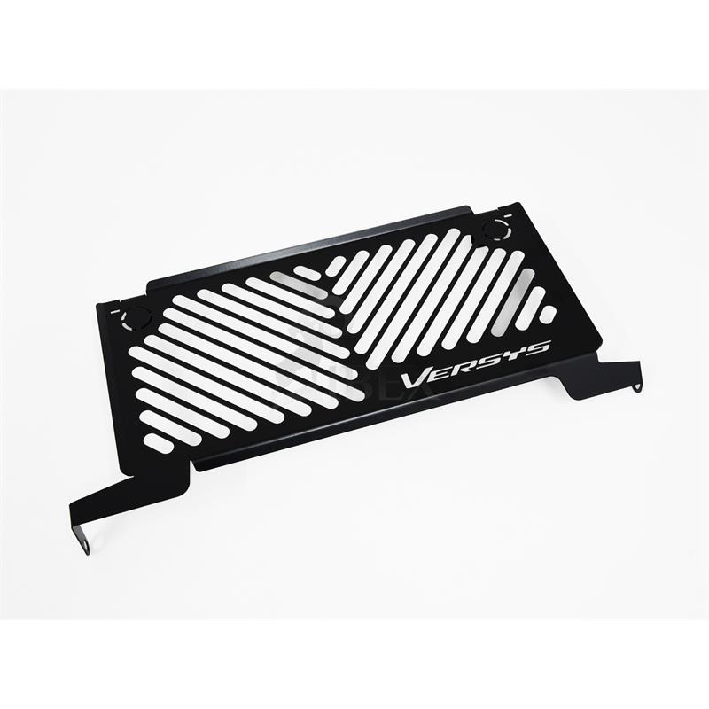 Zieger 10001605 Logo Radiator Guard, Black for Kawasaki Versys 650 '15 ...