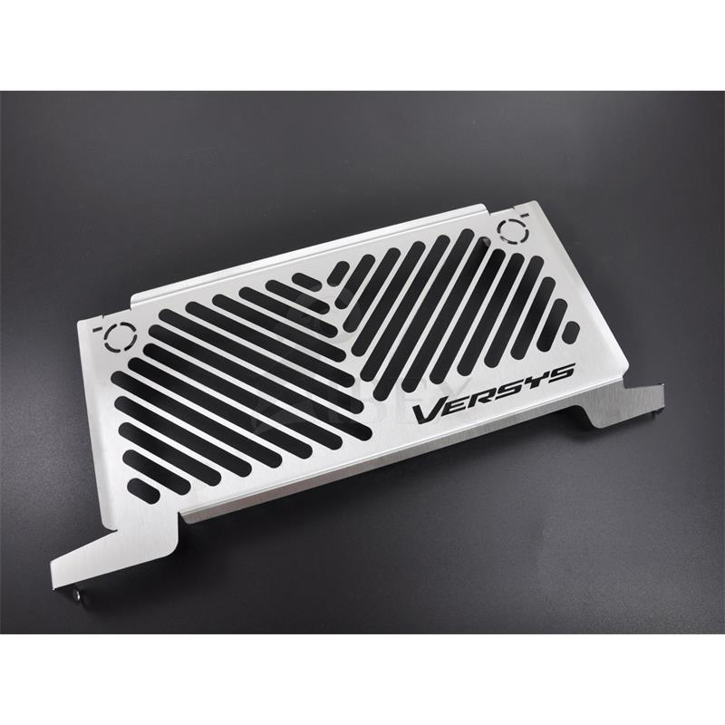 Zieger 10001709 Logo Radiator Guard, Silver for Kawasaki Versys 650 '15 ...