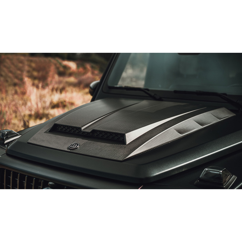 Brabus 464-280-00 Hood Attachment, Carbon Gloss for G-Class W463A ...