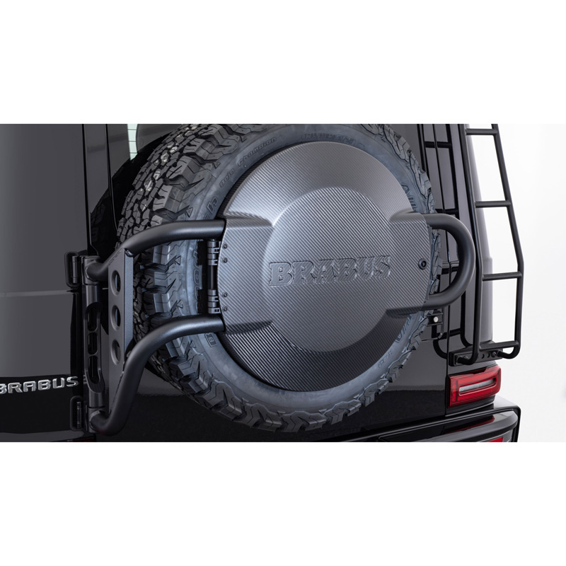 Brabus 464-840-00 Adventure Spare Wheel Holder, Carbon for Mercedes G ...