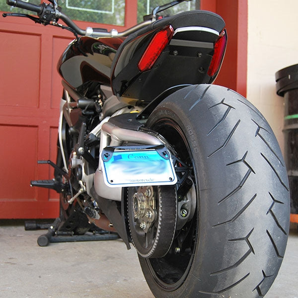 New Rage Cycles 1260-SIDE Side Mount License Plate for Ducati Diavel ...