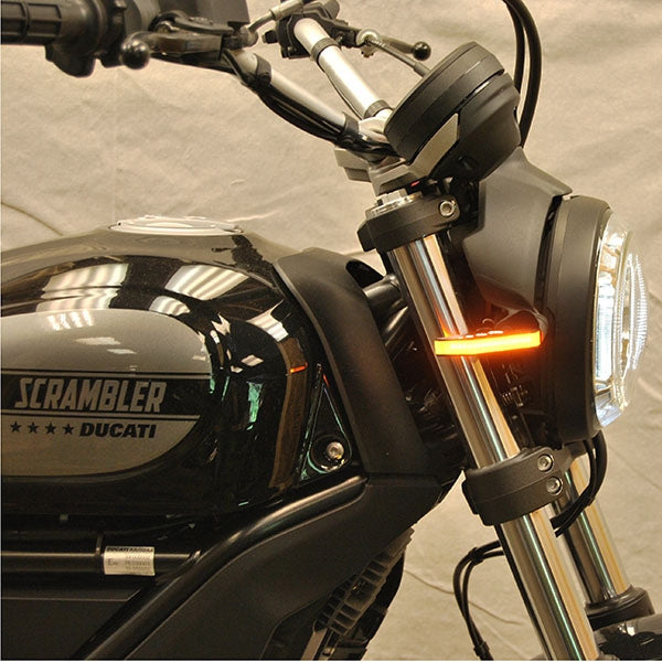 New Rage Cycles CD62-FB Front Turn Signals for Ducati Scrambler models ...