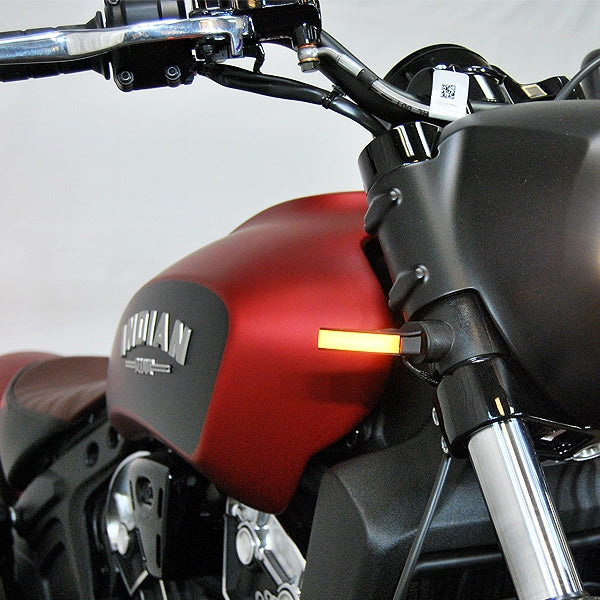 New Rage Cycles SCOUT-FB Front Turn Signals for Indian Scout Bobber '18 ...