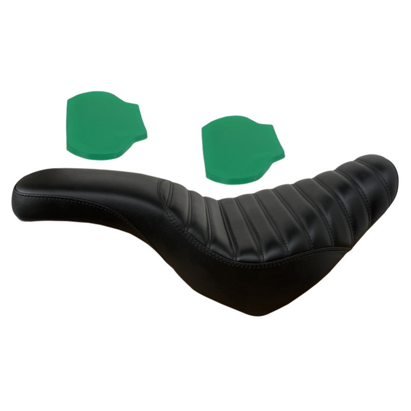 Champ Customs CC-A-28342 One Piece Seat, Tuck & Roll for Harley Softail ...
