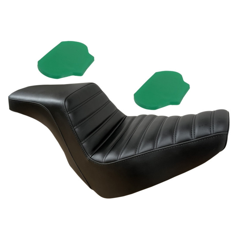 Champ Customs CC-A-28392 One Piece Seat, Tuck & Roll for Harley Softail ...