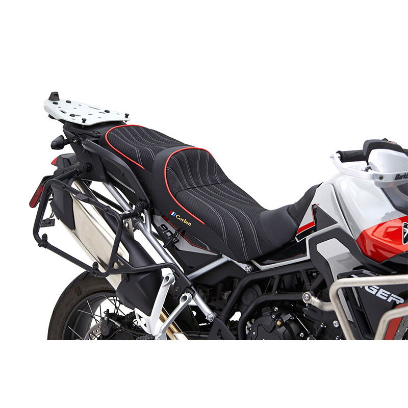 Corbin T-TGR-9-24-GT-E Canyon Dual Sport Seat, Heated for Triumph Tiger 900 GT & Rally Pro '24 ...