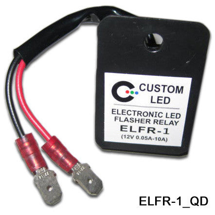 Custom LED ELFR-1-QD Electronic LED Flasher Relay with Quick ...