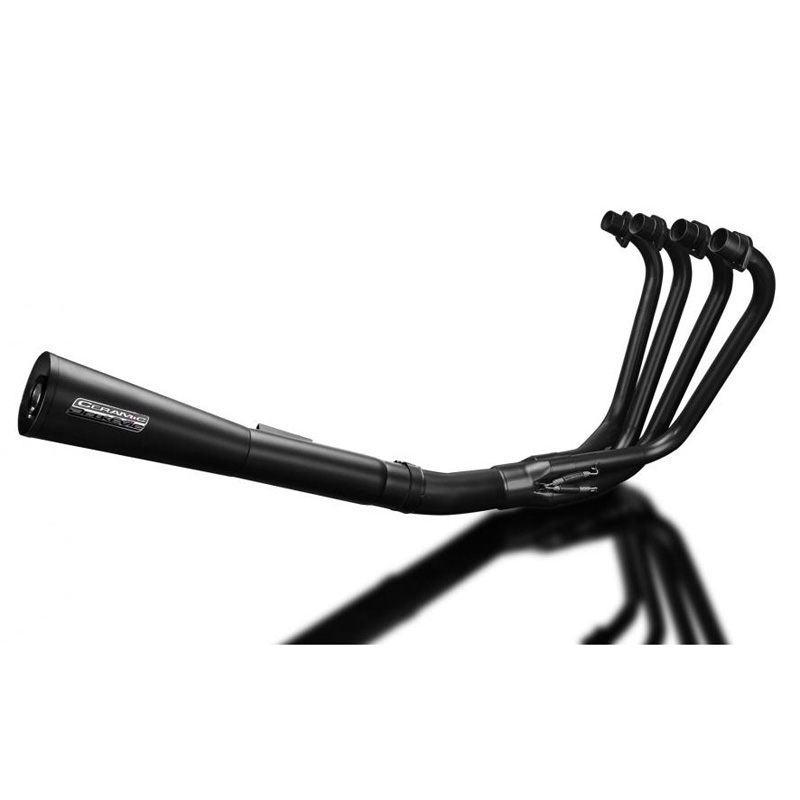 Delkevic COM2766CE 4-1 Ceramic Megaphone Muffler Full Exhaust for ...