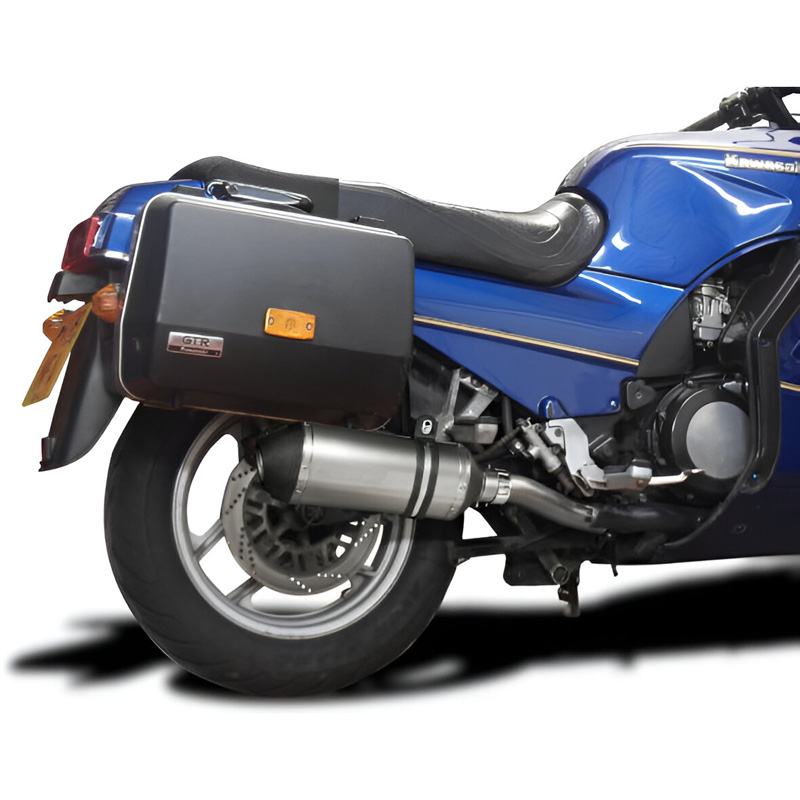Delkevic KIT10AA 10" X-Oval Slip-on Exhausts for Kawasaki Concours ...