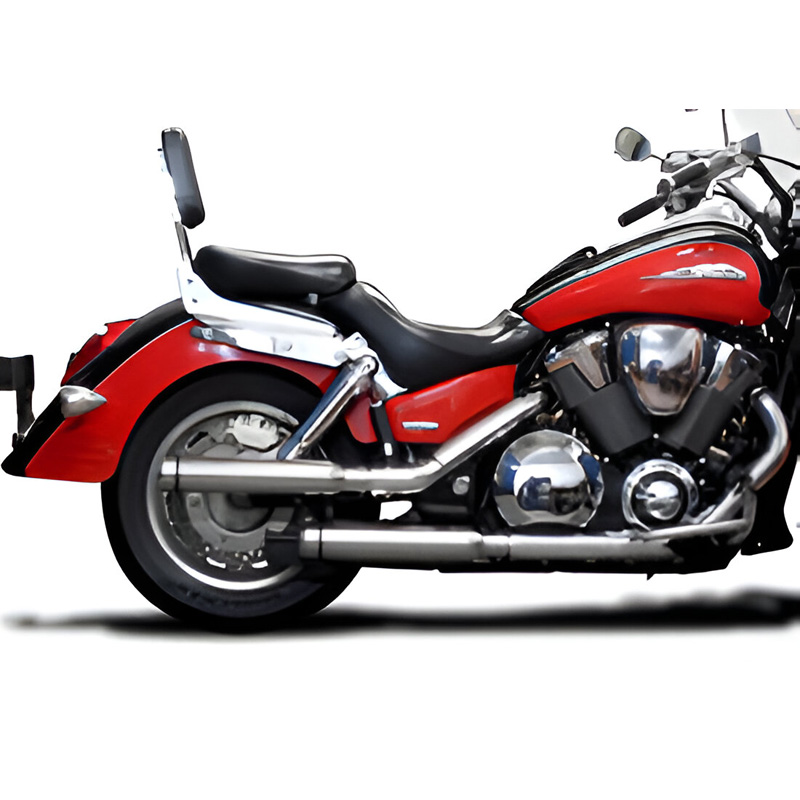 Delkevic KIT36ES 16" Round Slip-on Exhausts, Bull Nose for Honda ...