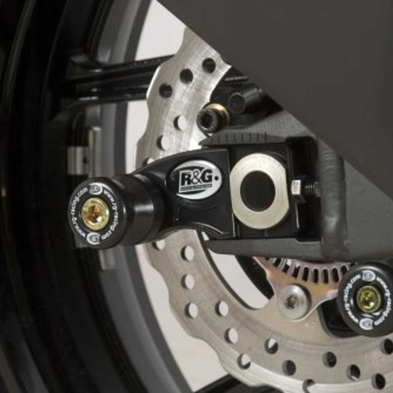 R&G CR0029BK Offset Cotton Reel Swingarm Spools for Kawasaki ZX-6R ...