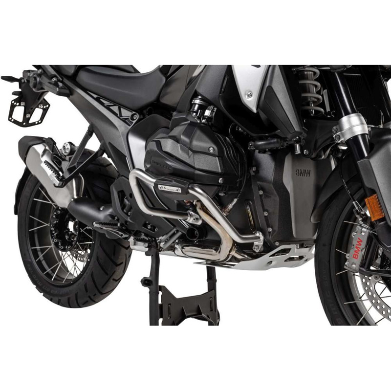 Touratech 035-5155 Street Crash Bars with Sliders, Stainless for BMW ...