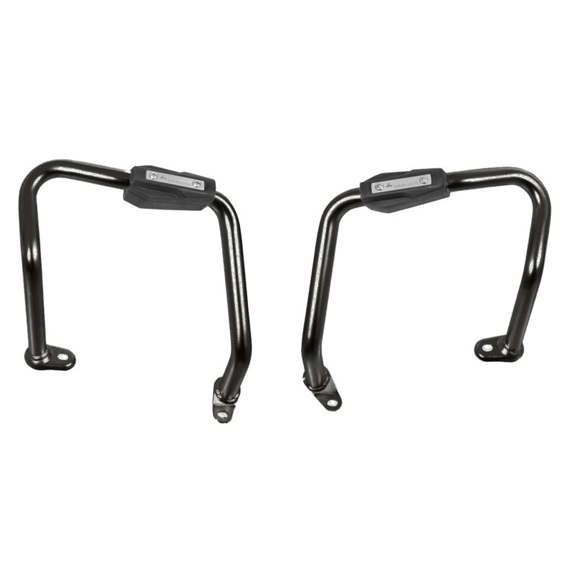 Touratech 035-5156 Street Crash Bars with Sliders, Black for BMW ...