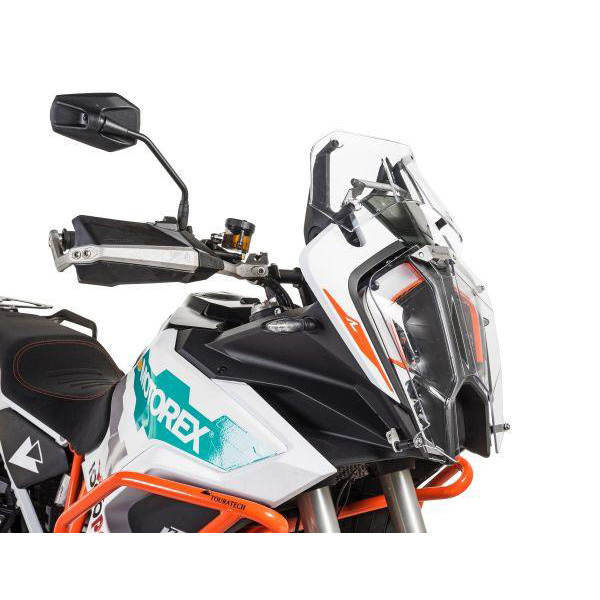 Touratech 373-5090 Quick Release Clear Headlight Guard for KTM 1290 ...