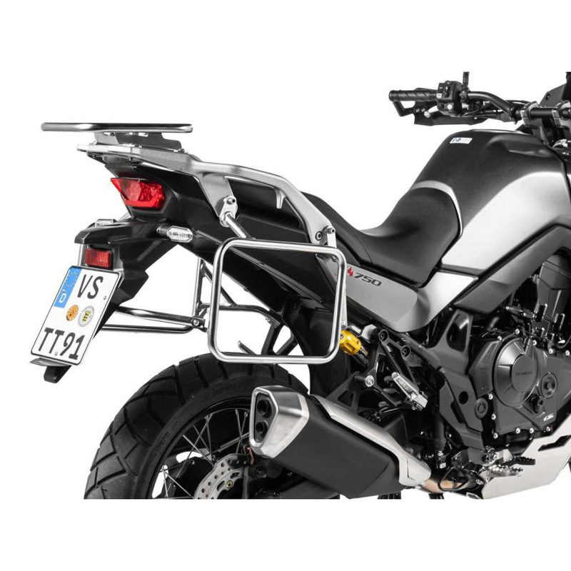 Touratech 401-5555 Pannier Racks Stainless Steel for Honda Transalp ...