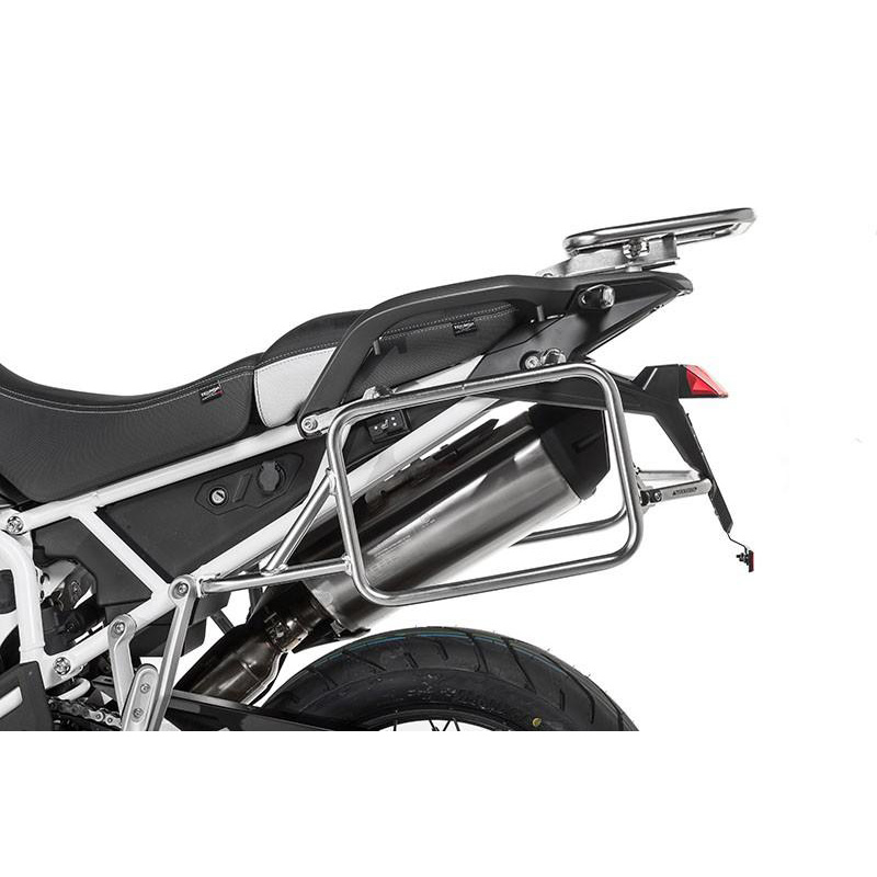 Touratech 421-5555 Pannier Racks, Stainless for Triumph Tiger 900 Rally ...