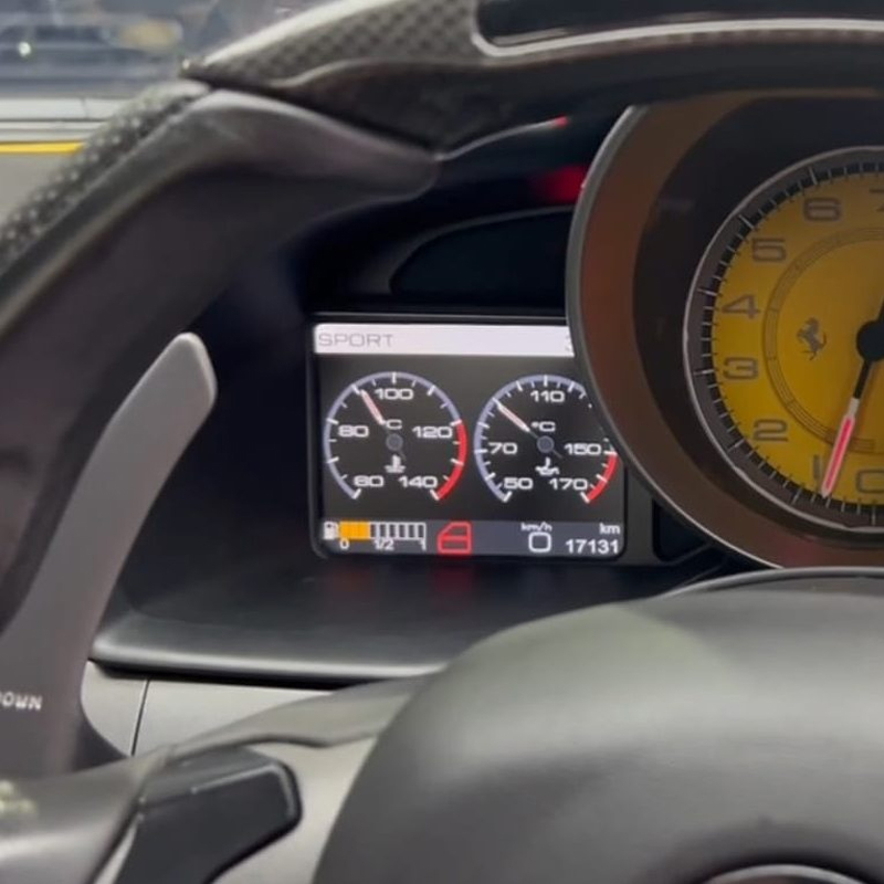 DMP 5" Digital Dash Replacement Screen for Ferrari 458 | Accessories ...