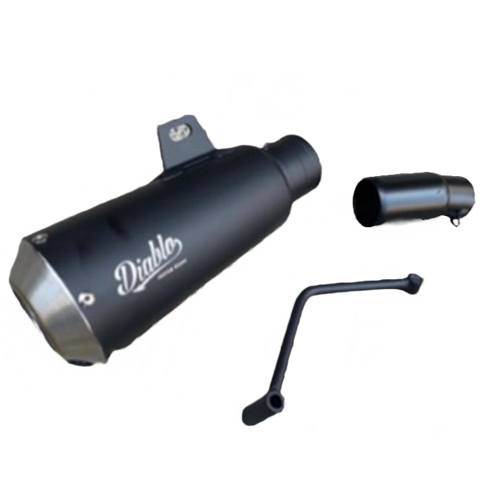 K-Speed RB0148 Diablo Super Shot Slip-on Exhaust for Honda Rebel 500 ...