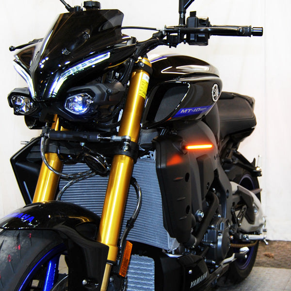 New Rage Cycles MT10-FB-22 Front Turn Signals for Yamaha MT-10 (2022 ...