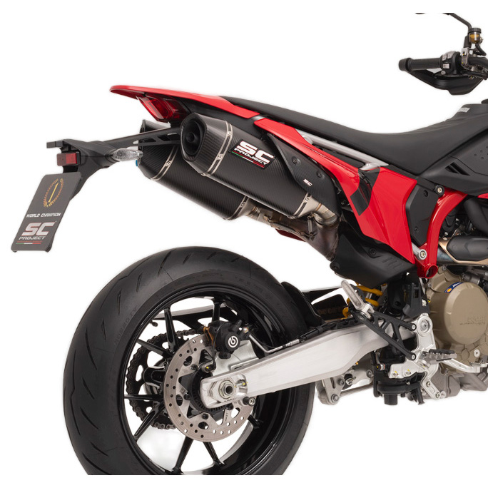 SC-Project D42-124C SC1-S Slip-on Exhausts, Carbon for Ducati ...