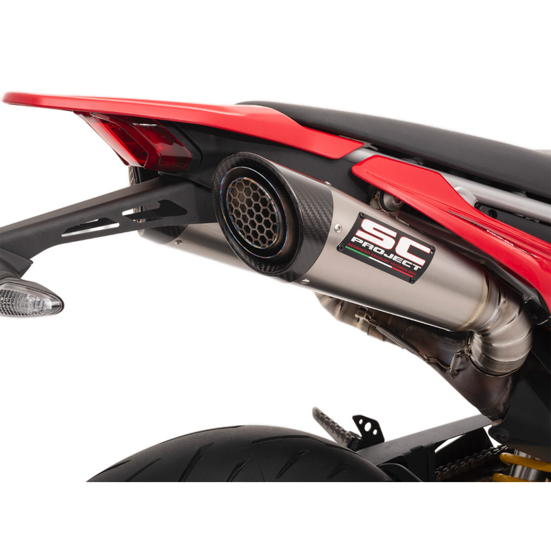 SC-Project D42-T41TR S1 Slip-on Exhausts, Titanium for Ducati ...
